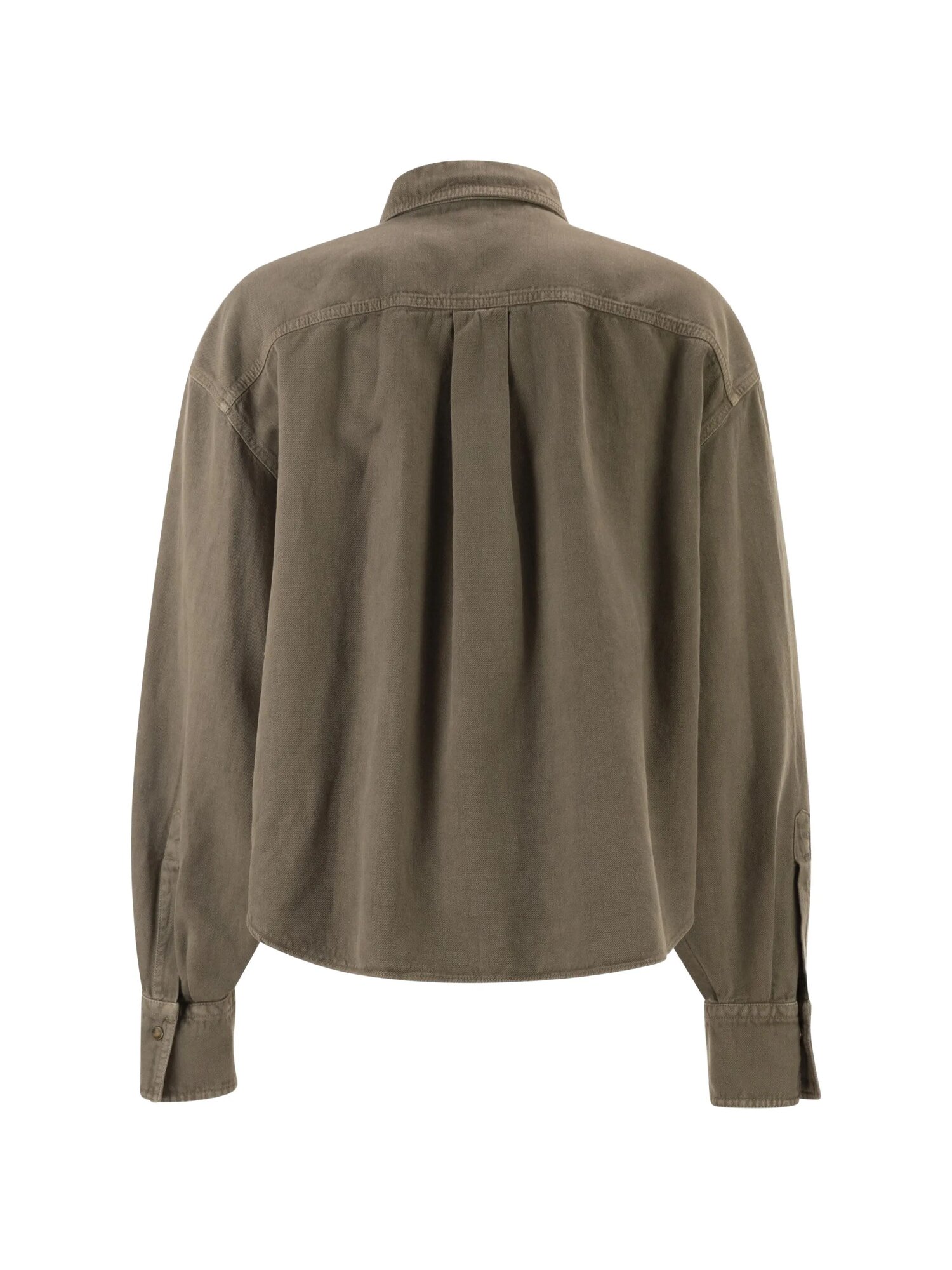 Рубашка BRUNELLO CUCINELLI, размер 42, brown — фото 1