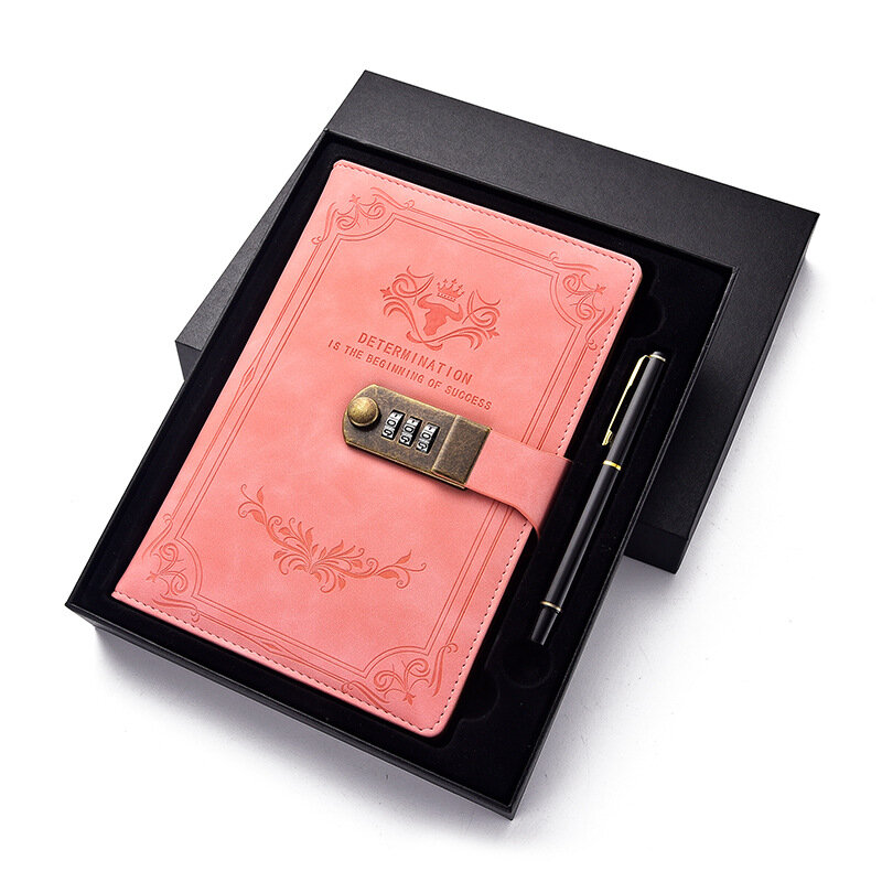 Кросс-бордер A5 ретро книга паролей утолщенная креативная студенческая записная книжка канцелярские принадлежности блокнот бизнес-офисный набор подарочная коробка