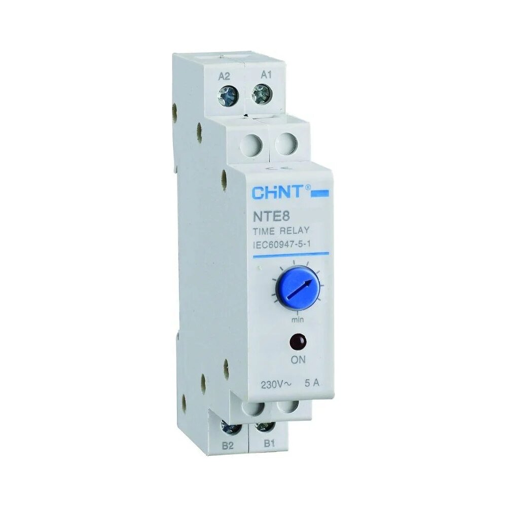 Реле времени CHINT NTE8-120B (задержка времени включения) 12-120с 1НО DC 24В (R) 258462