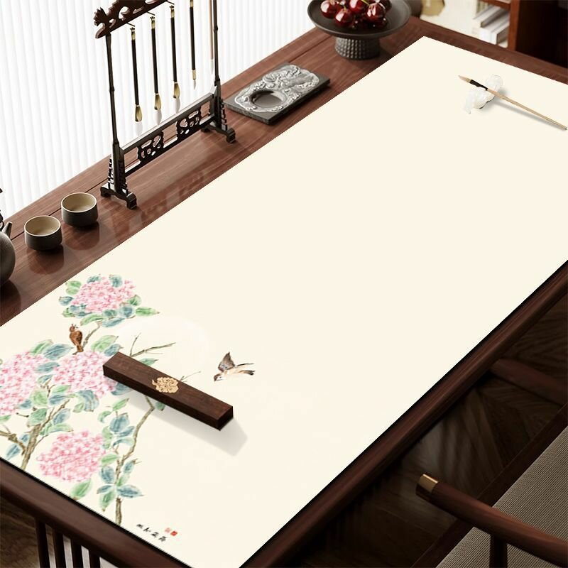 Новый китайский мат в стиле дзен из фетра, специальный коврик для каллиграфии, коврик для письма, китайский стиль, большой размер скатерти для кабинета