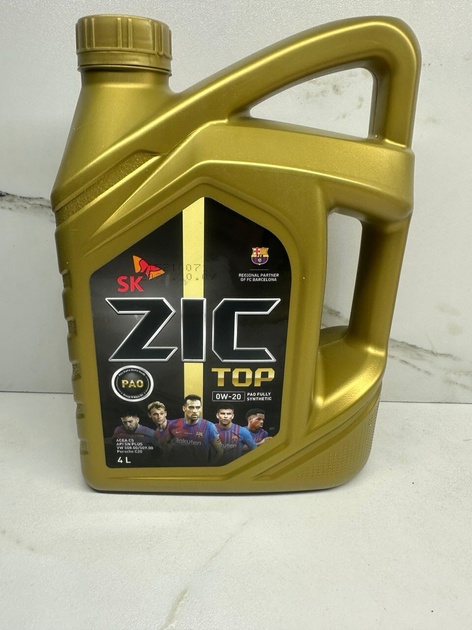 Моторное масло ZIC TOP 0W-20 4л. 162679