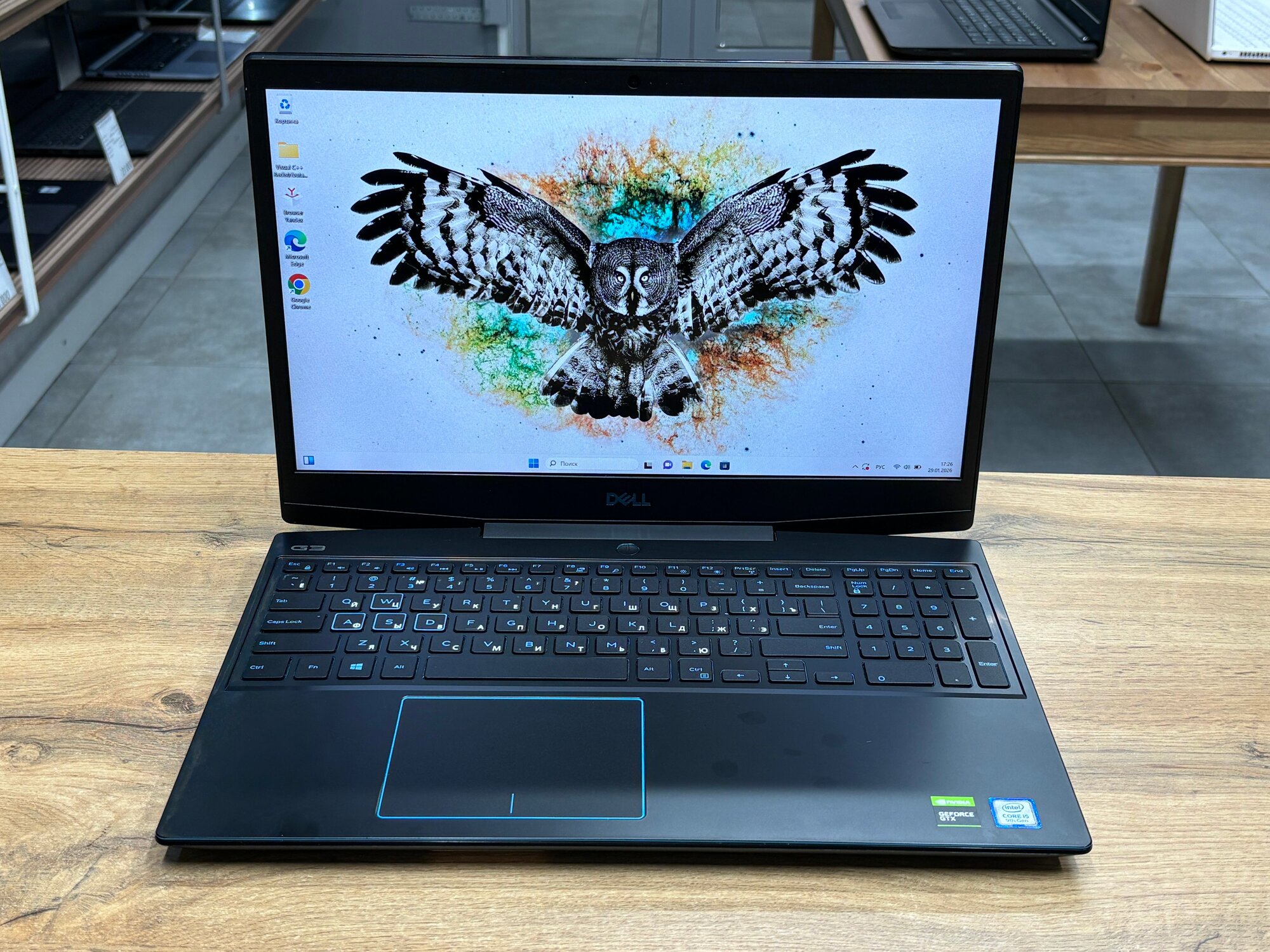 Игровой ноутбук Dell G3 INTEL CORE i5-9300H/16GB/1000GB SSD/Nvidia GeForce GTX1650/Win10 Pro. Товар уцененный