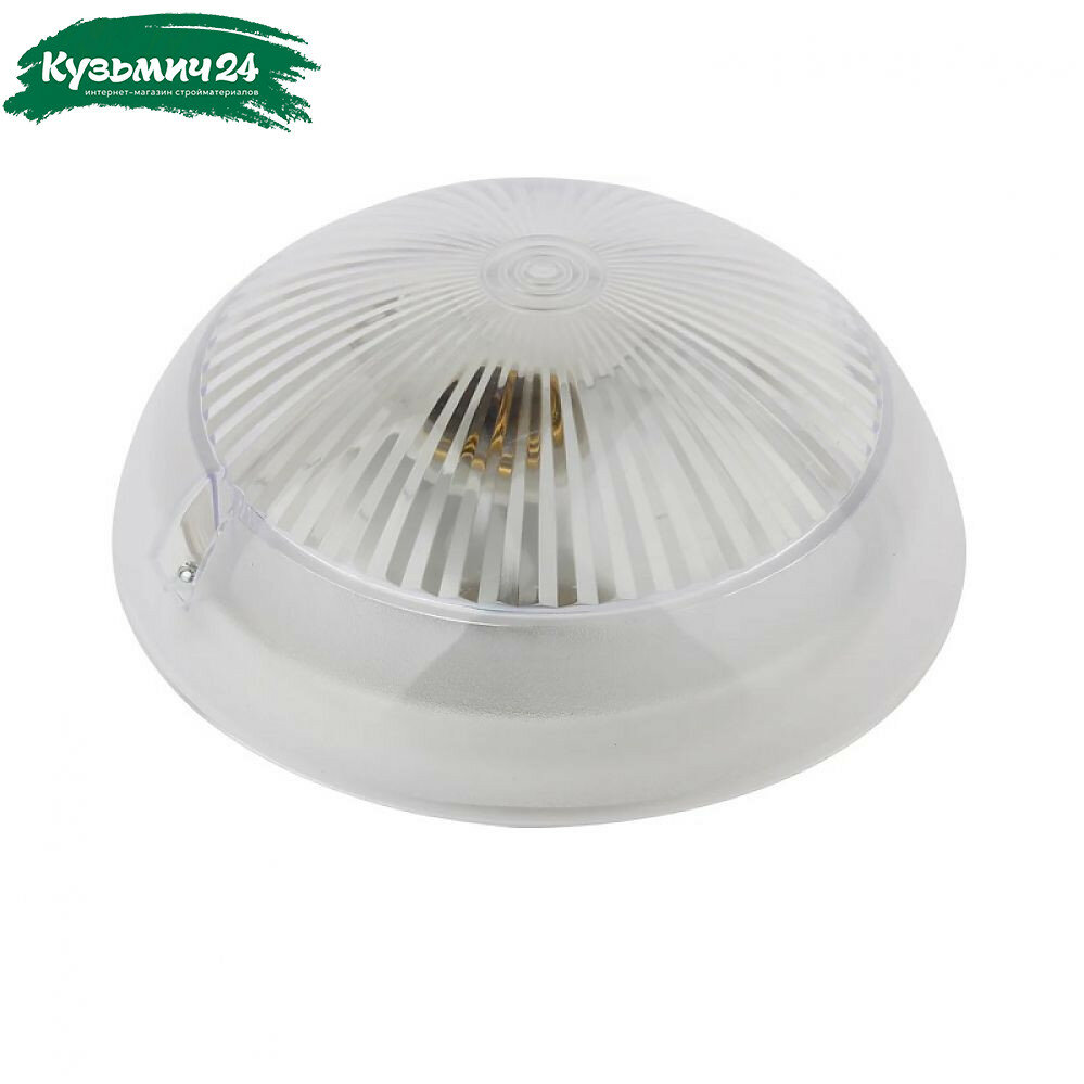 Светильник Эра НБП 06-60-001 Сириус поликарбонат IP54 E27 D220, круг призма