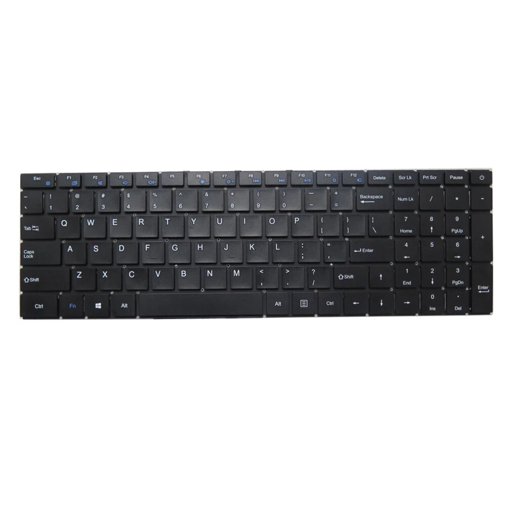 Клавиатура ноутбука для Echips Pro 15,6 дюйма NK15U5-L-16-512, США, черная, без рамки с подсветкой