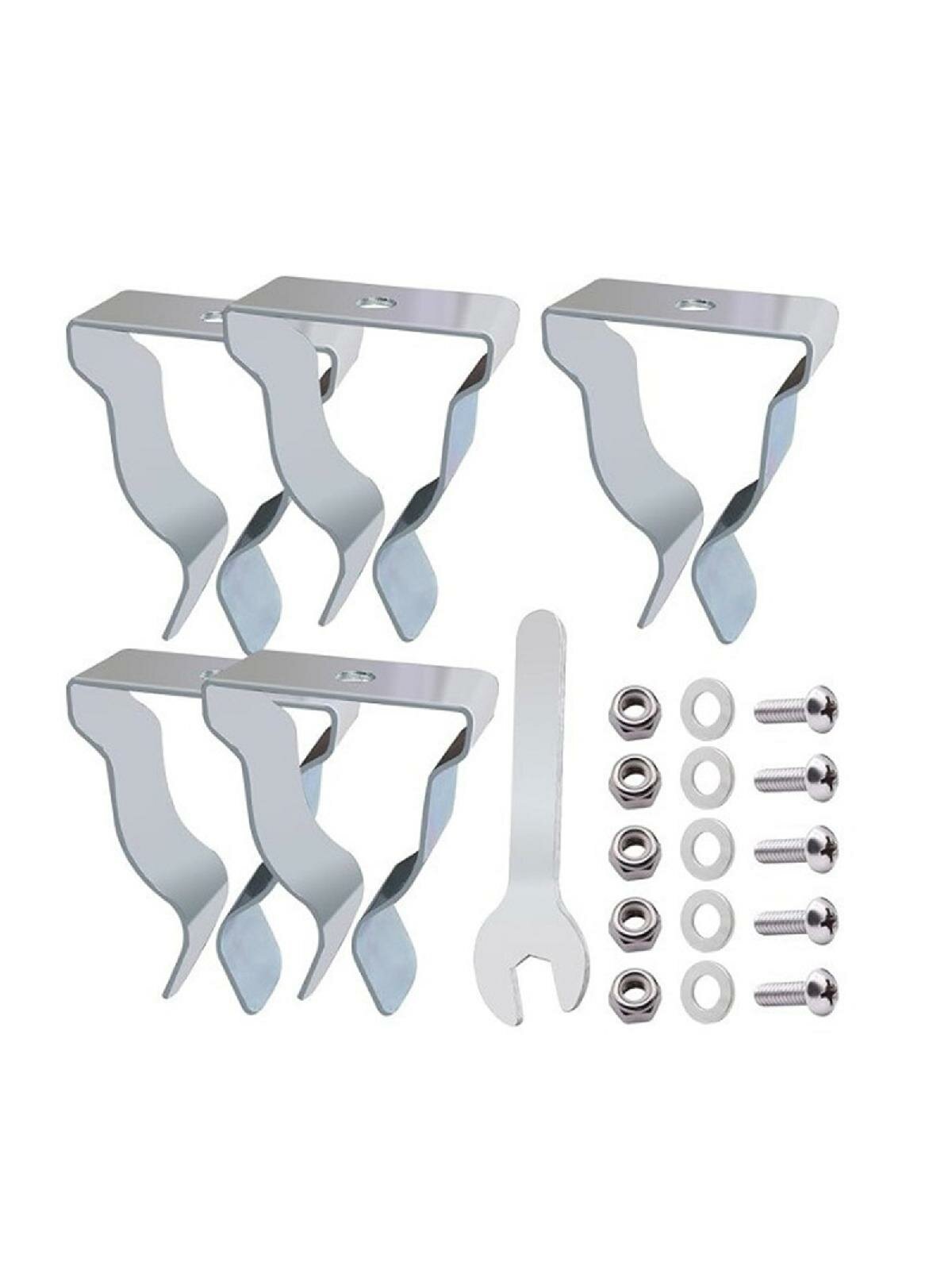 Комплект из 5 частей, комплект пружинных зажимов для крышки люка снаружи окна подвала