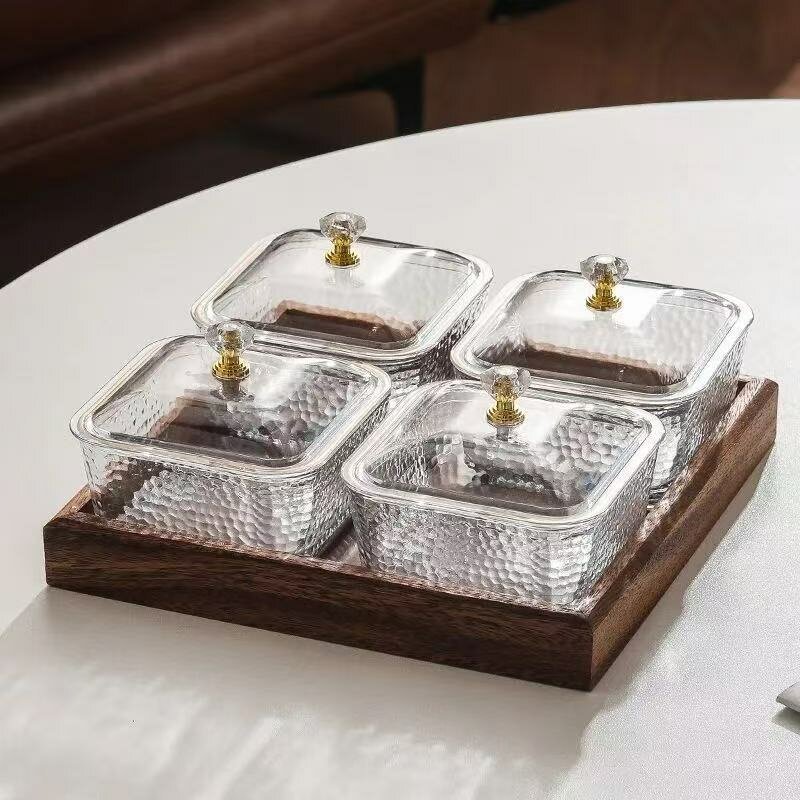 Акриловая тарелка для фруктов, гостиная, высококачественная тарелка для сухофруктов, высококачественная тарелка для закусок и орехов, хранение десертов