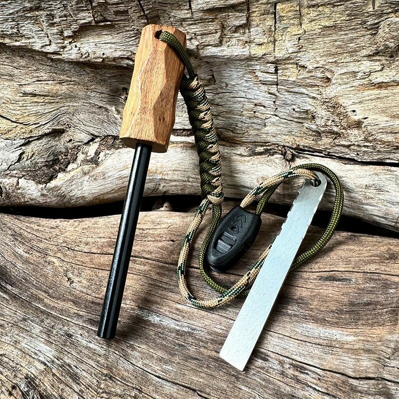 Огниво для розжига огня, аварийный огниво для улицы, постоянный магниевый стержень, водонепроницаемое снаряжение для выживания в дикой природе