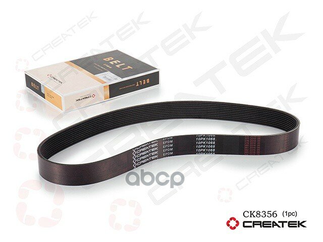 Ремень приводной 10PK1068 WEICHAI WP10 CREATEK арт. CK8356