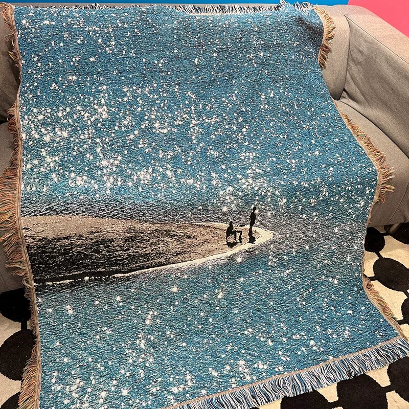 Новый гобелен в китайском стиле с узором бабочек, винтажный гобелен с цветочным орнаментом, декоративный тканевый