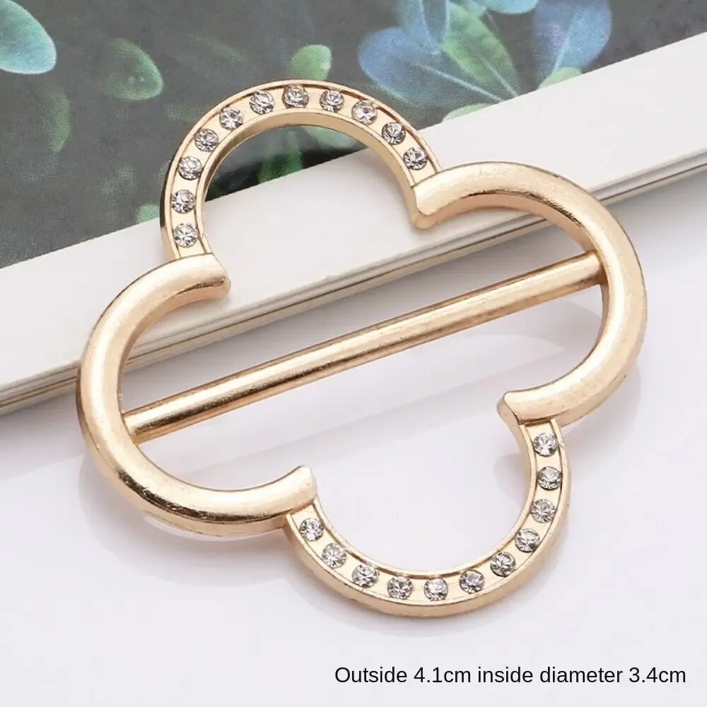 Кольцо для рубашки металлическое, Gold-Style E, 4.1x3.4 см
