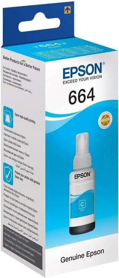 Epson Чернила, оригинал, Голубой (cyan), 1 шт
