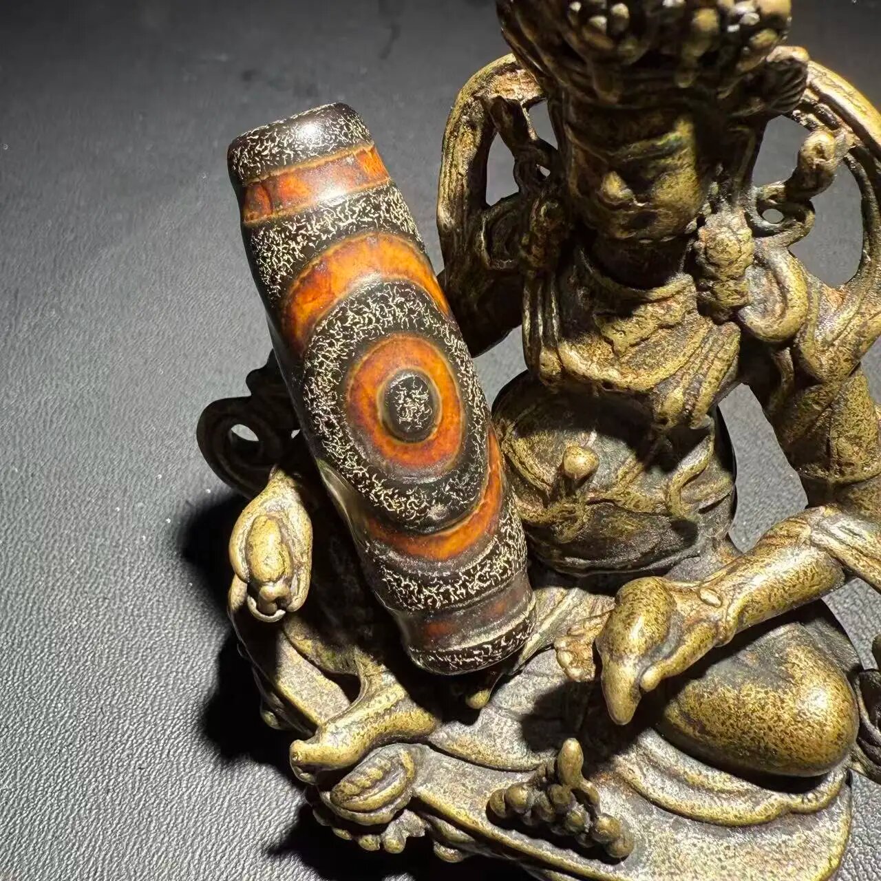 Тибетские бусины Дзи из агата 3 глаза