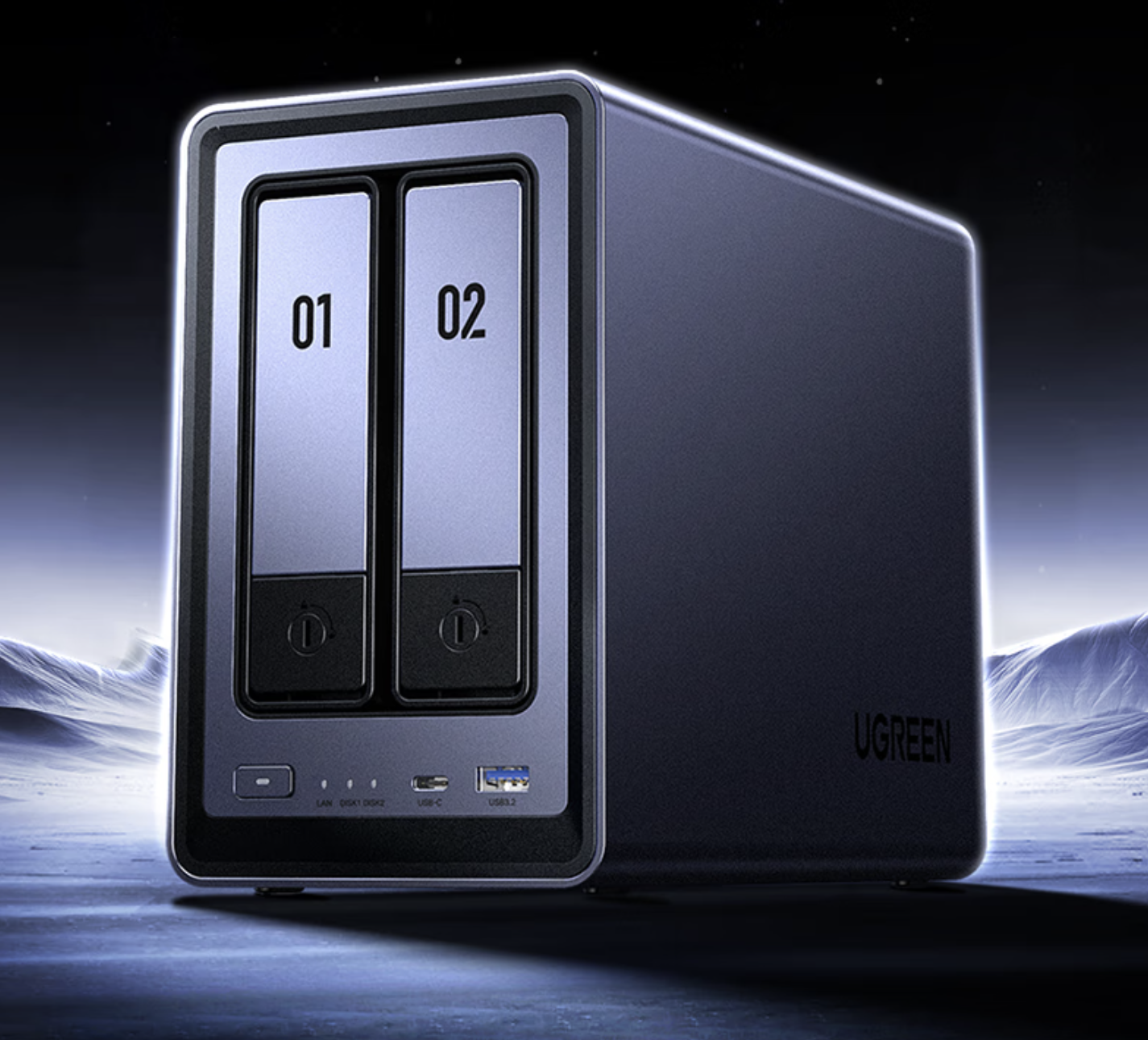 Ugreen DXP2800 на 2 отсека (личное облачное пространство) Охранное оборудование для дома и дачи