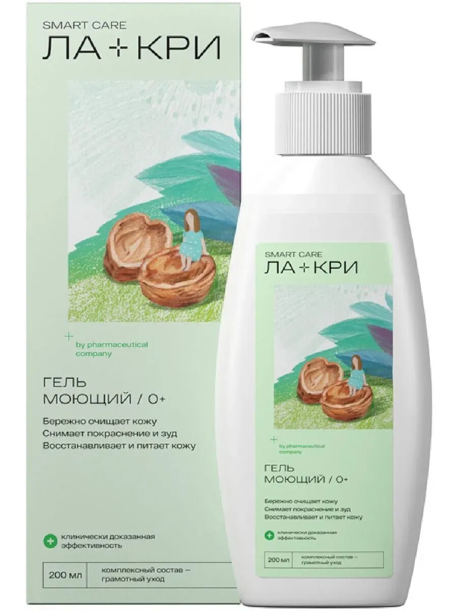 Ла-кри гель моющий 200мл-1шт.