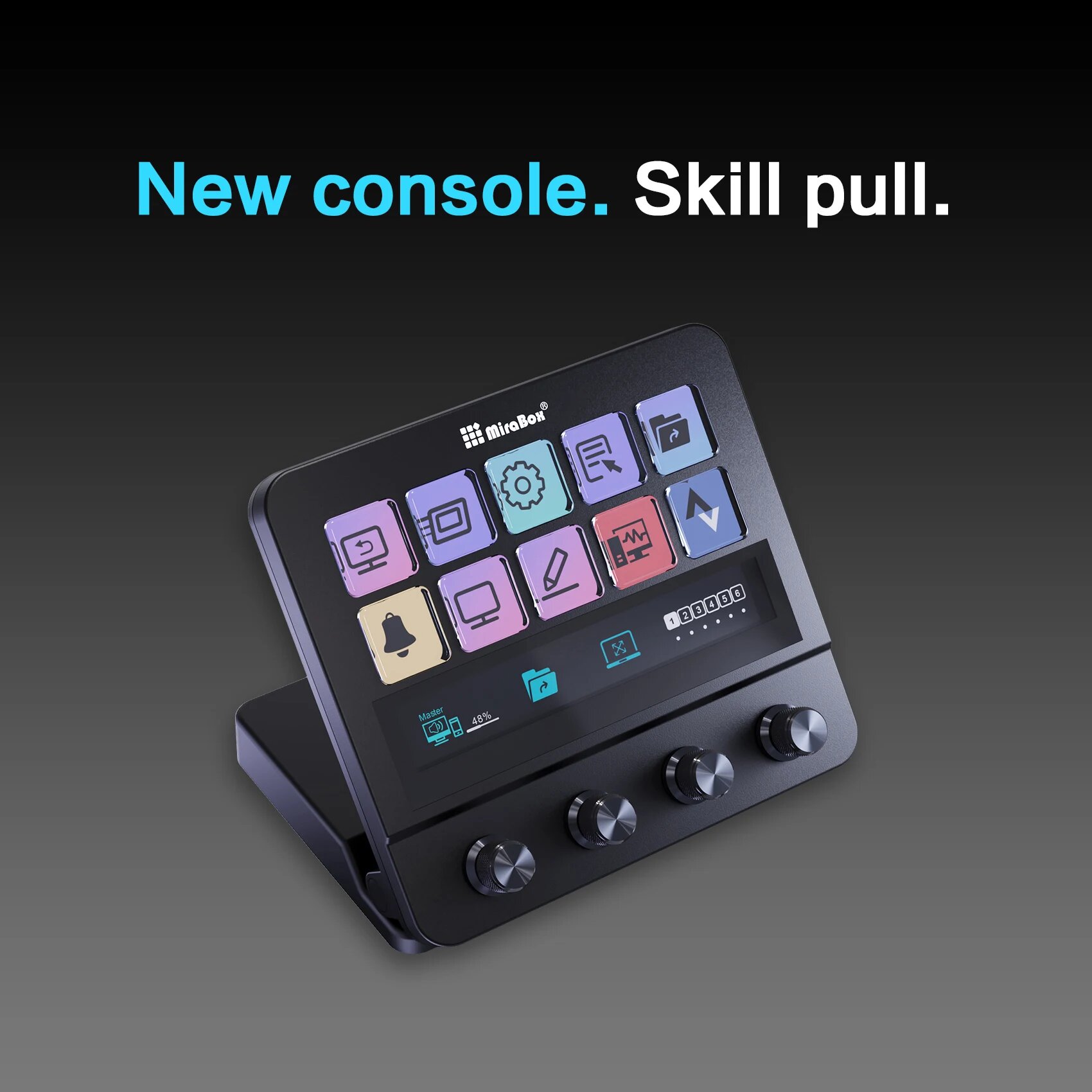 Mirabox N4 Stream Deck Black