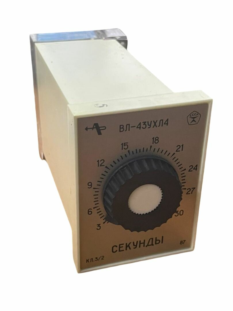Реле времени ВЛ-43УХЛ4, 3-30 сек. 24В, 1шт