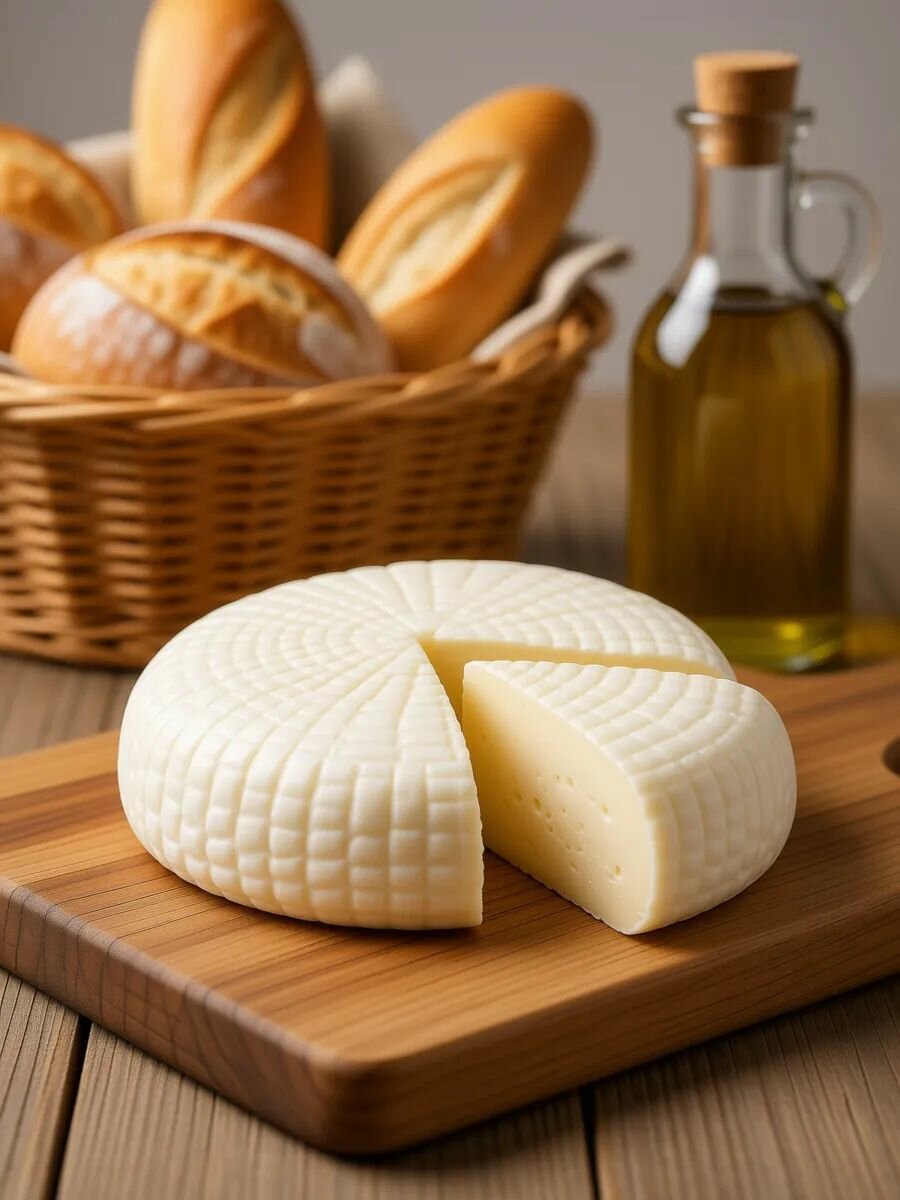 Сыр мягкий "Адыгейский" 45% (пленка, цилиндр) 325 гр