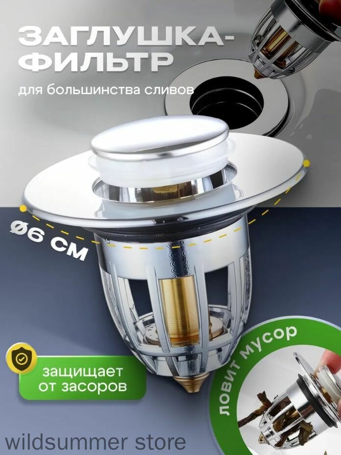 Пробка для ванны