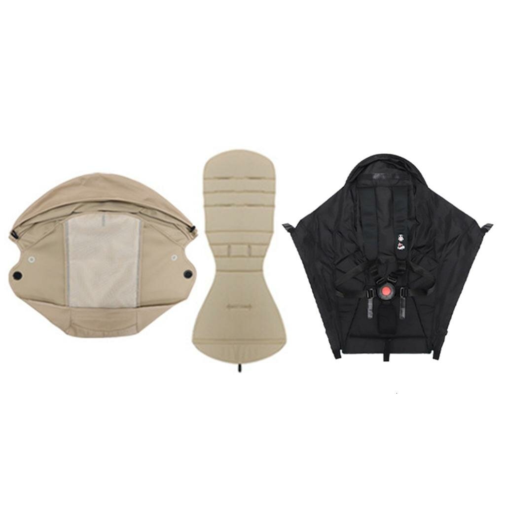 Аксессуары для коляски: солнцезащитный чехол, сидячий мешок, матрасик, Цвет Хаки