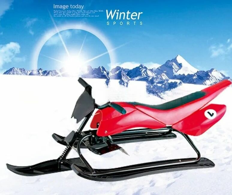 Снегокат Mount Elbrus синий -hj