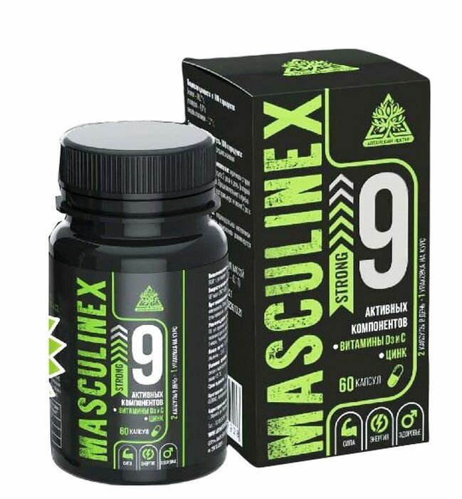 Фитокомплекс Алтайский Нектар маскулинекс стронг для мужчин, 60 капсул