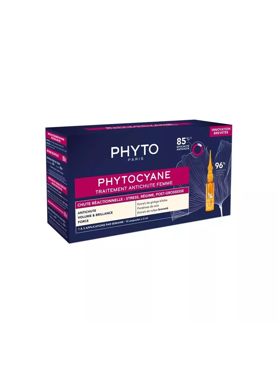 Phyto phytocyane сыворотка против выпадения волос для женщин