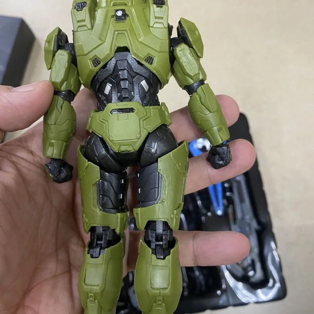 Фигурка-подарок Master Chief John-117 из Halo Infinite, 18 см, ПВХ, 1 шт, для коллекционеров — фото 1