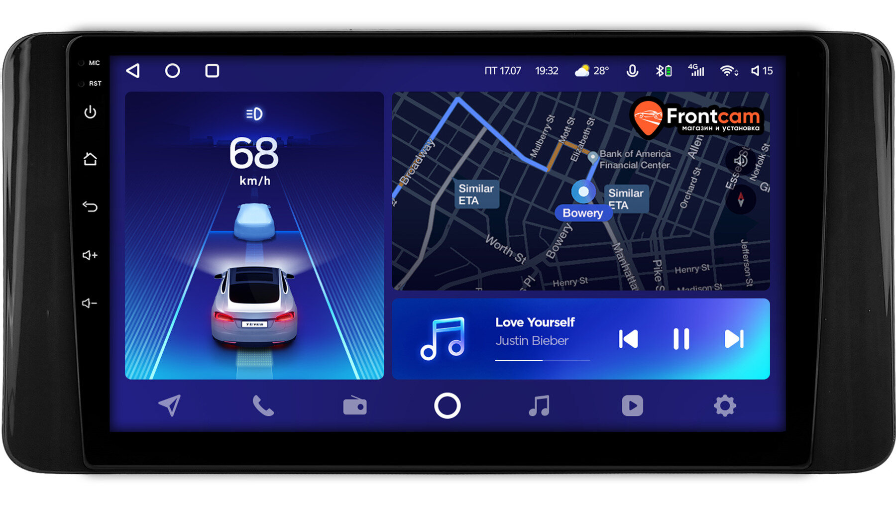 Штатная магнитола Teyes CC2 PLUS 4/64 10" RM-10-1400 Skoda Rapid 2 2020-2024 Android 10 (4G-SIM, DSP, QLed)