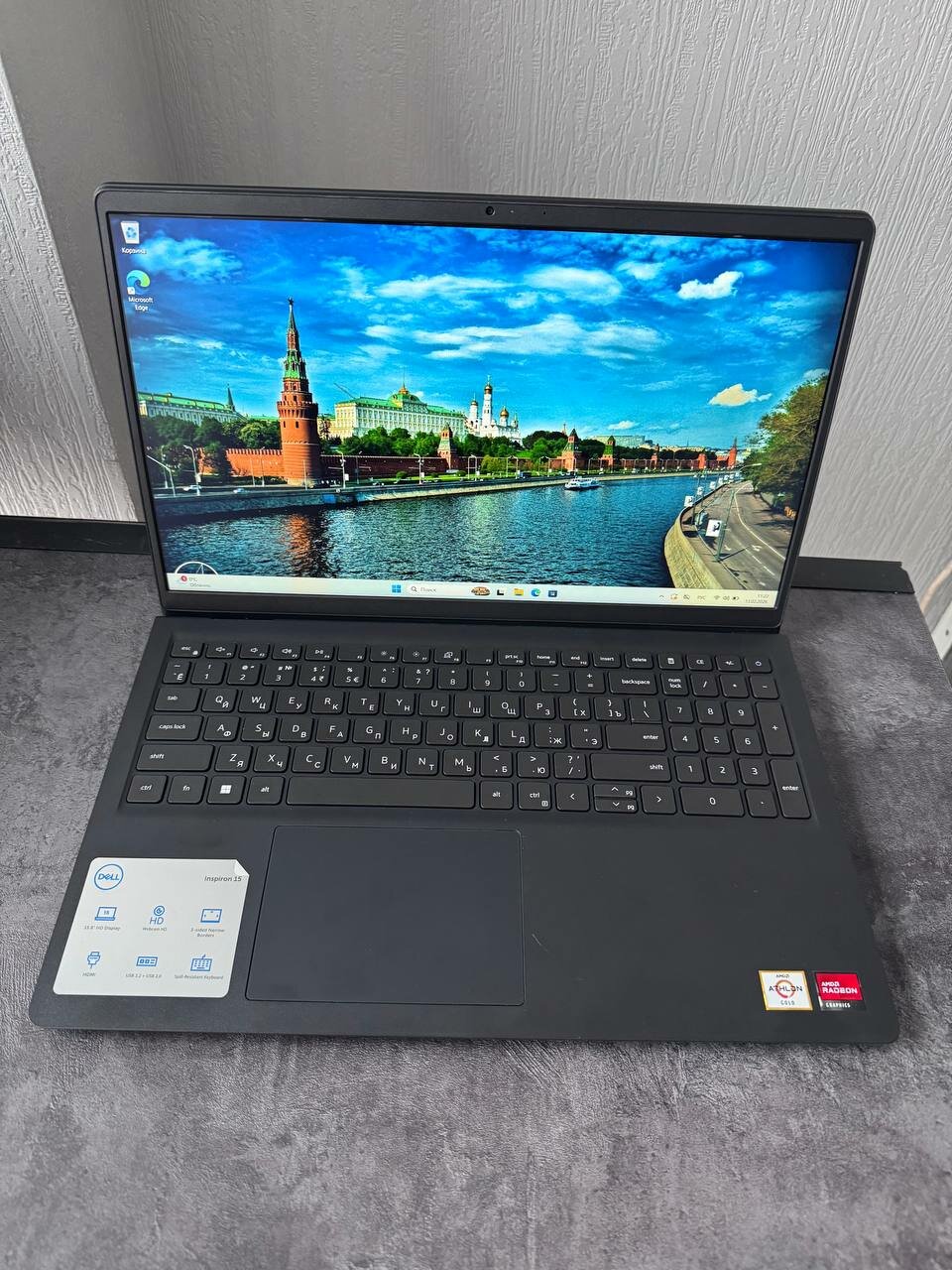 15.6" Ноутбук Dell Inspiron 15 3535,1920x1080, AMD Athlon Gold 7220U 2.4 GHz, RAM 8 GB, SSD 256 GB