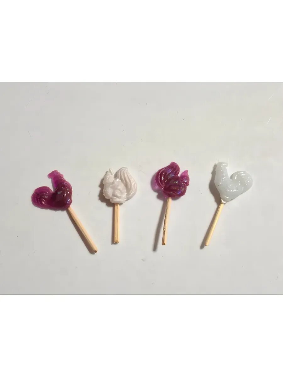 Набор миниатюр 4 шт "Леденец" микс для ватной игрушки