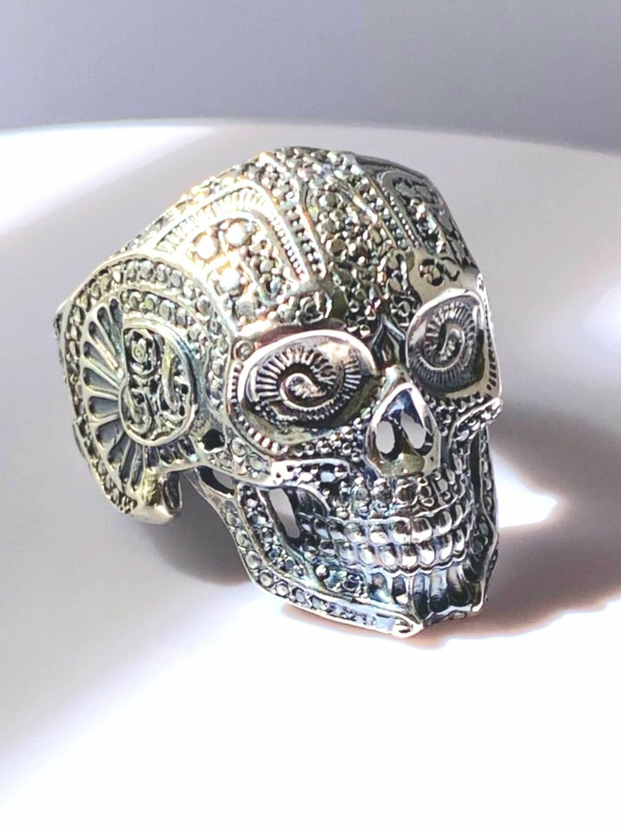 Печатка, серебро, 925 проба, чернение