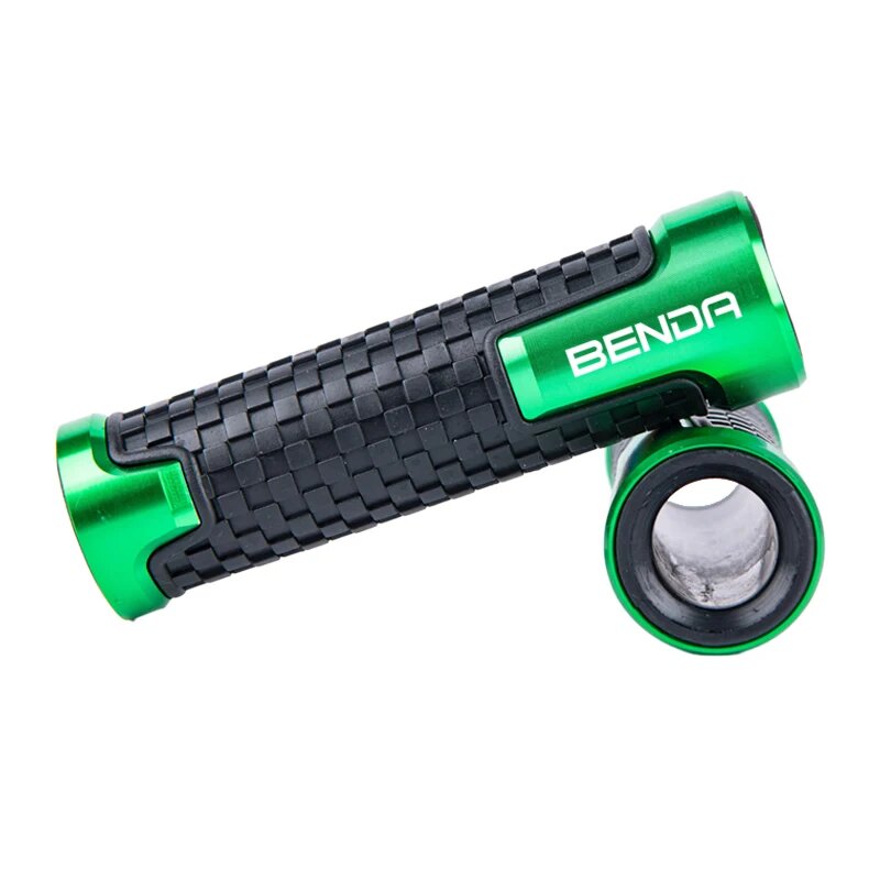 Ручки Руля Для Мотоцикла Benda LFC700 BD700-2, Алюминиевый Сплав С Резиновым Зеленый, Green