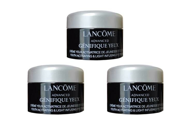 Осветляющий крем для глаз женский LANCOME 2 Black Bottle, набор пробников 5ml*3