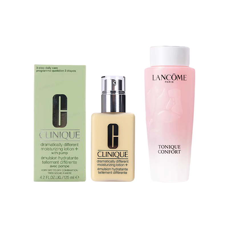 Набор уходовых средств женский CLINIQUE Genius Butter и Lancôme Pink Water тоник, 125мл+400мл