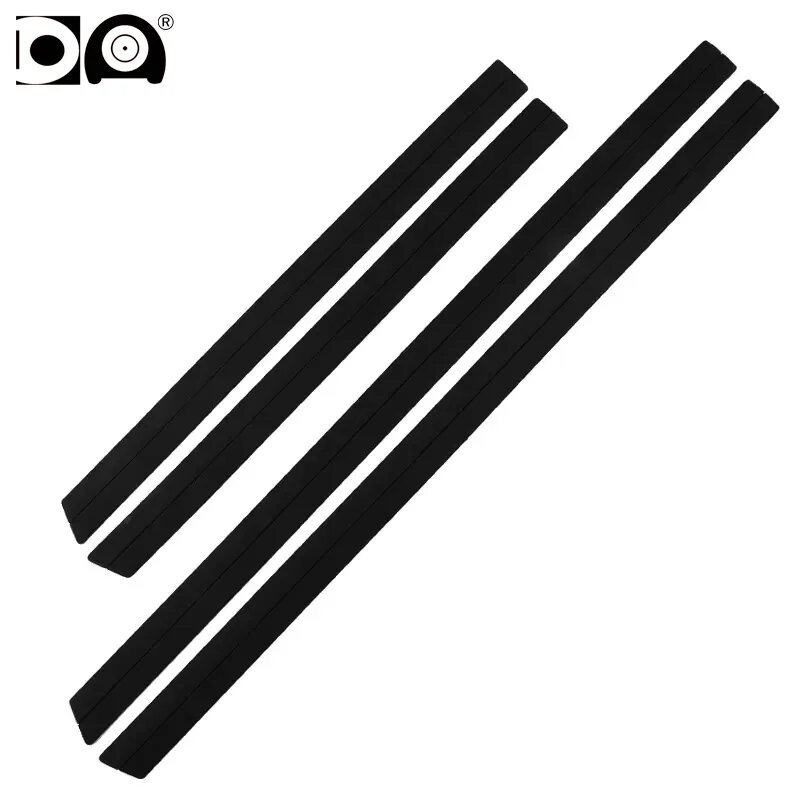 Защитные молдинги на пороги Black 2x2