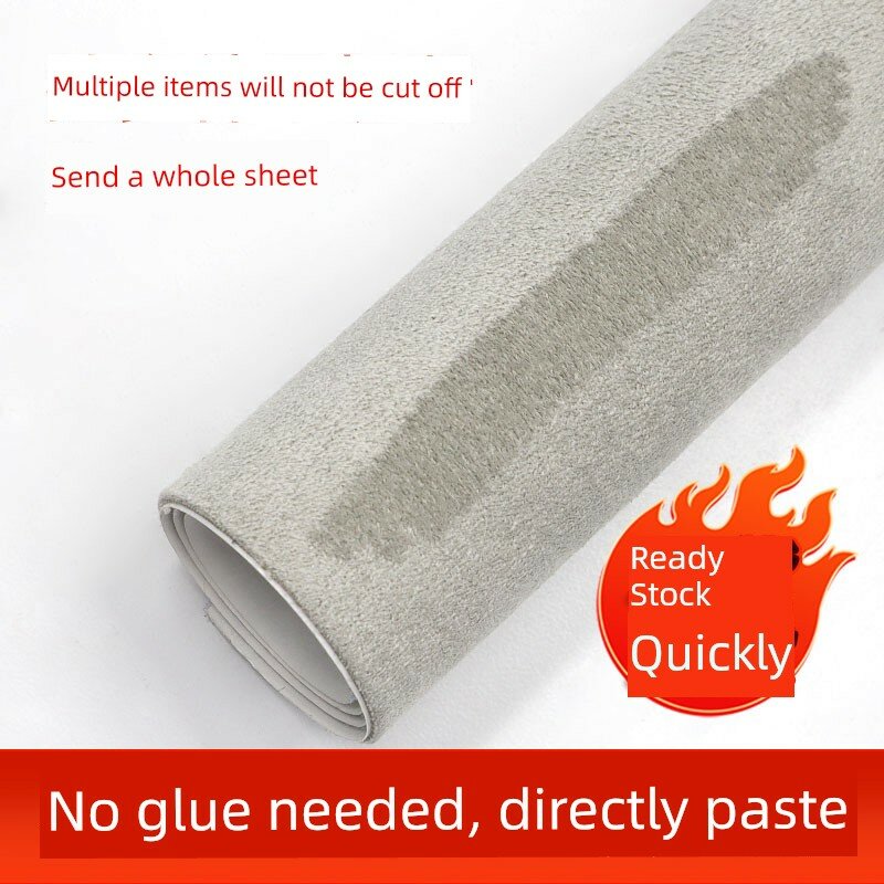 Самоклеящаяся замшевая ткань для ремонта и обновления потолков, модификации салона автомобиля, обшивки дверных панелей,