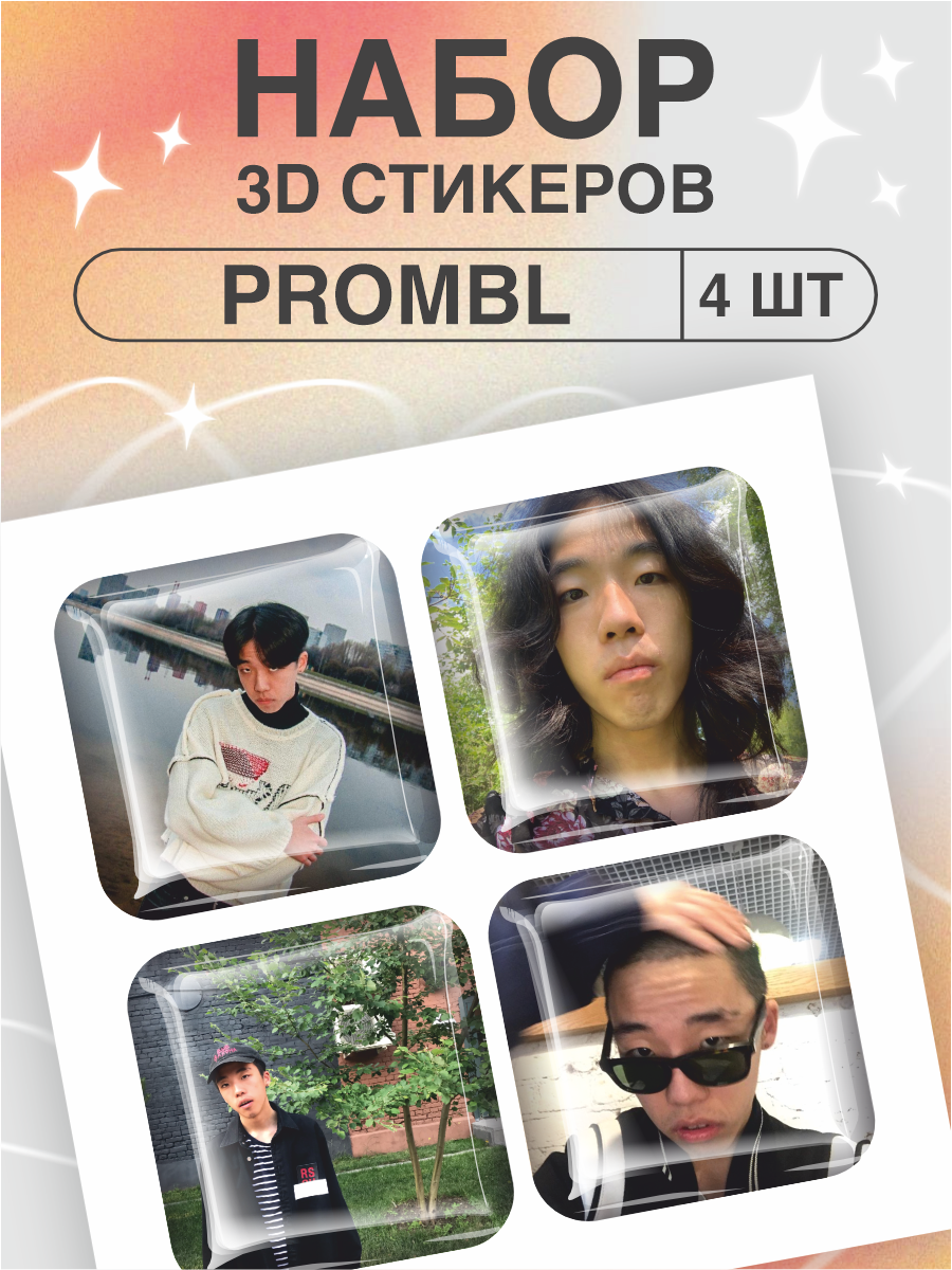 Наклейки на телефон 3D prombl Павел Шин
