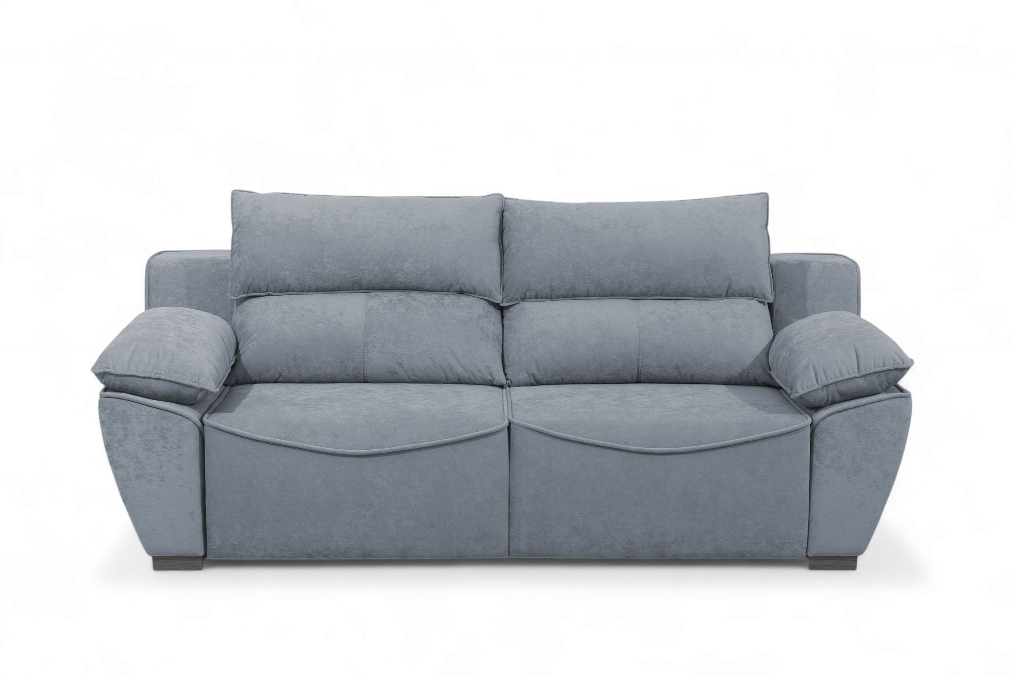 Диван "Релакс" от Линия Стиля, антивандальный велюр, независимый пружинный блок, 253 см x 107 см