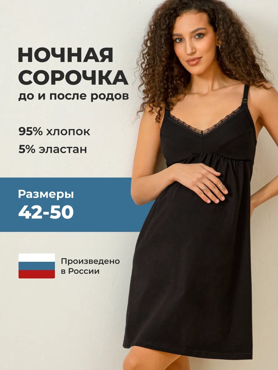 Сорочка для кормящих мам Любимый бренд. Качественная одежда.