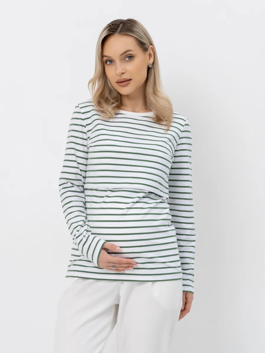 Лонгслив для кормящих мам