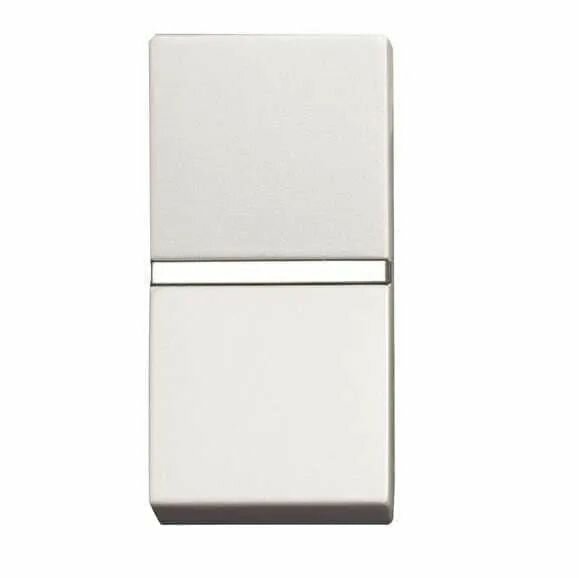 Одноклавишный перекрестный переключатель 1 модуль ABB Zenit, альпийский белый (N2110 BL) 2CLA211000N1101