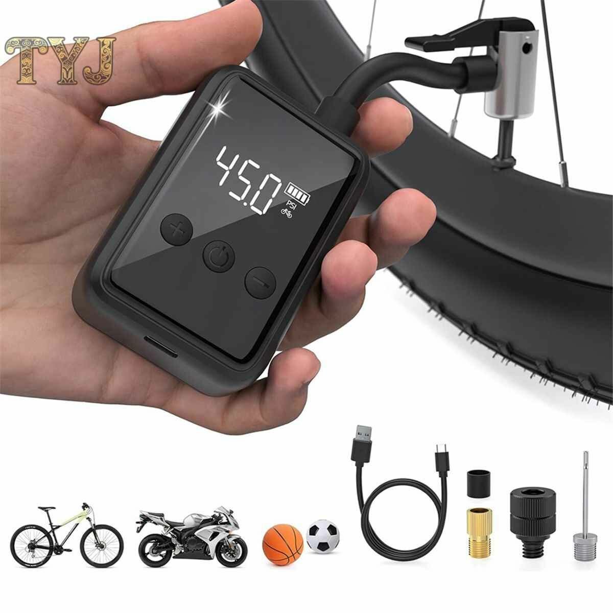 Велосипедный электрический насос портативный беспроводной воздушный компрессор, велосипедный насос