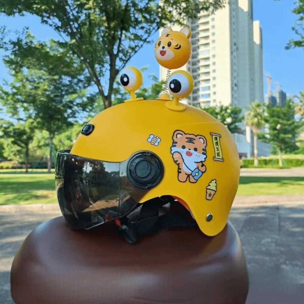 Детский шлем для велосипеда желтый, Yellow A