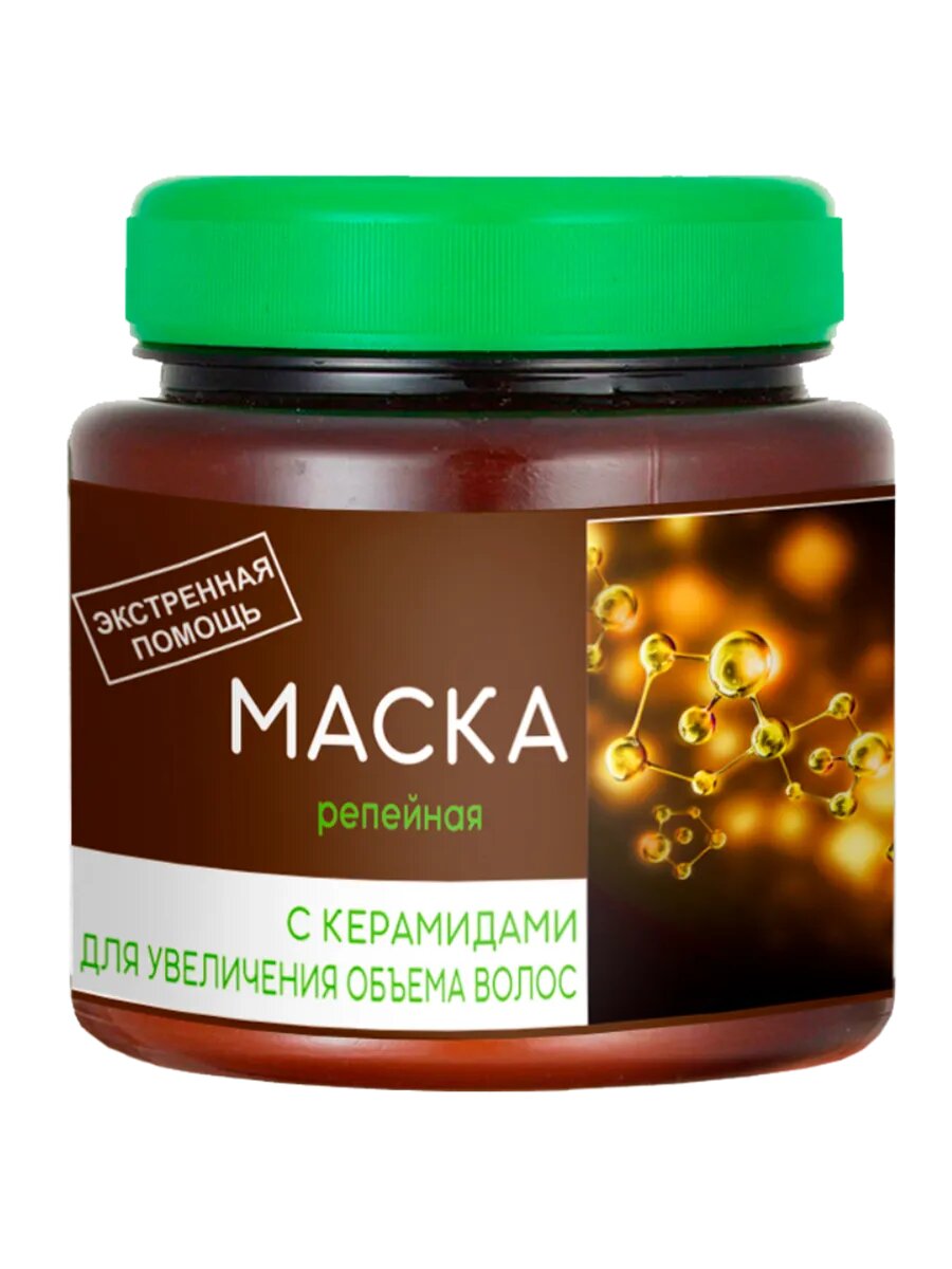 Маска для волос Репейная с Керамидами, маска для волос, для