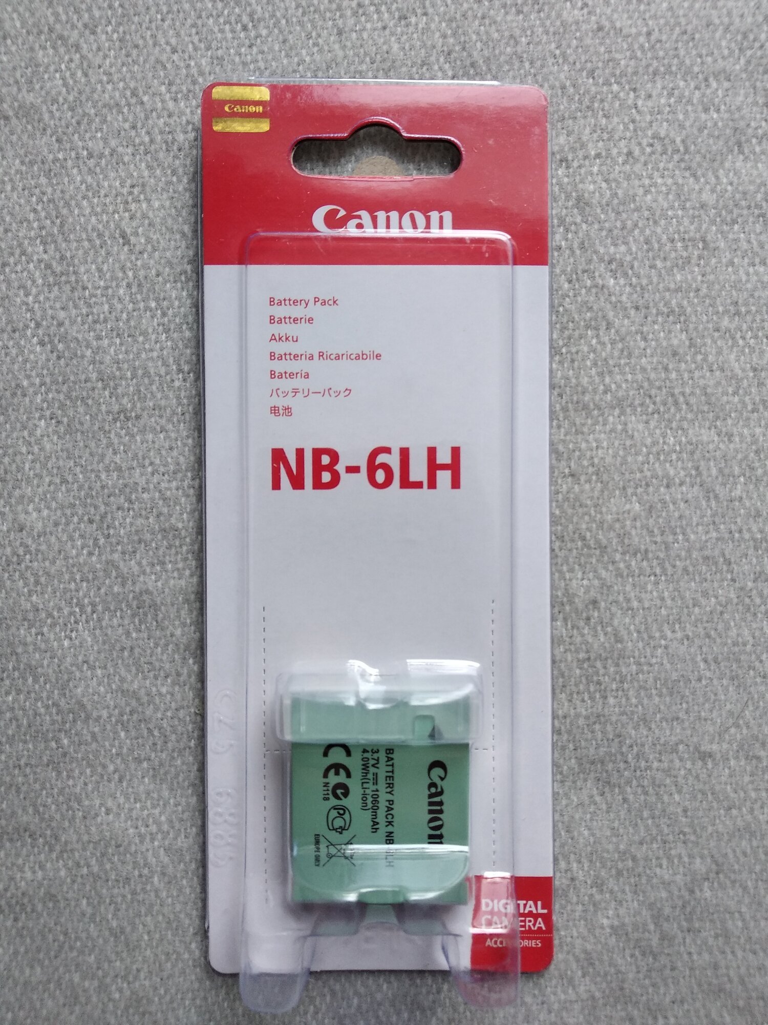 Аккумулятор NB-6LH для фотоаппаратов Canon