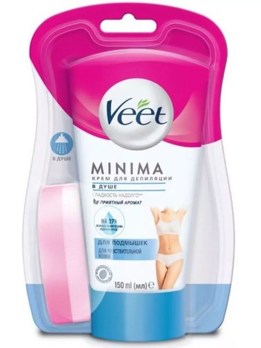 Veet крем для депиляции в душе для чувствительной кожи-1шт.