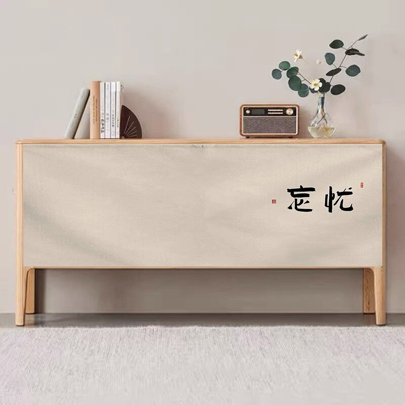 Шторка для шкафа с раздвижной направляющей на липучке, тканевая шторка для дверей книжного шкафа, пылезащитная шторка для обувницы и декоративная шторка для кухонных шкафов для скрытия беспорядка.