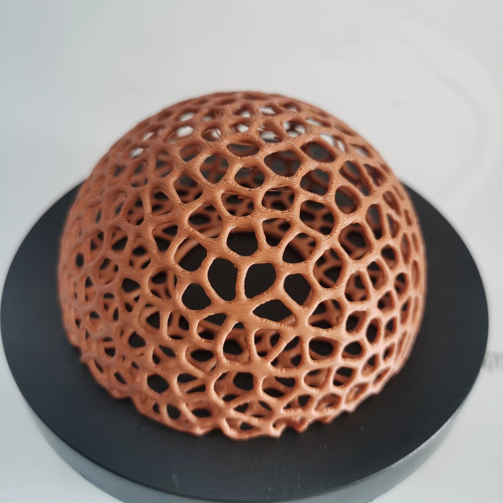 Большой полусферический укрытие для аквариума - коричневый декоративный безопасный домик для рыб и креветок