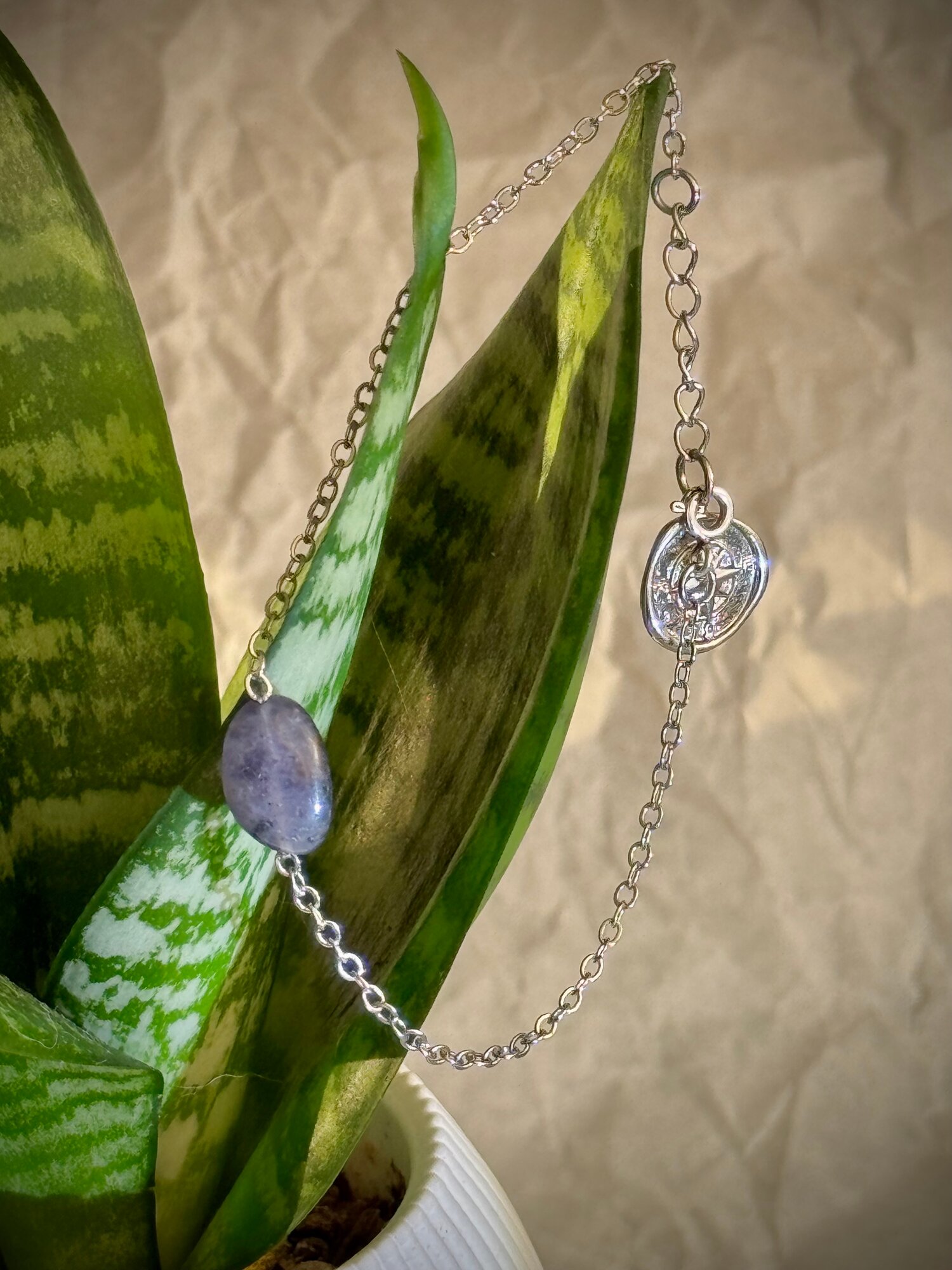 Браслет, кальцит