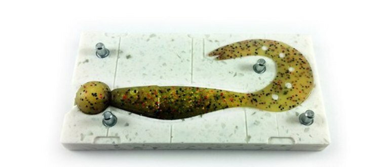 Sandra 4" 110 мм Форма из акрилового камня для литья рыболовных силиконовых приманок